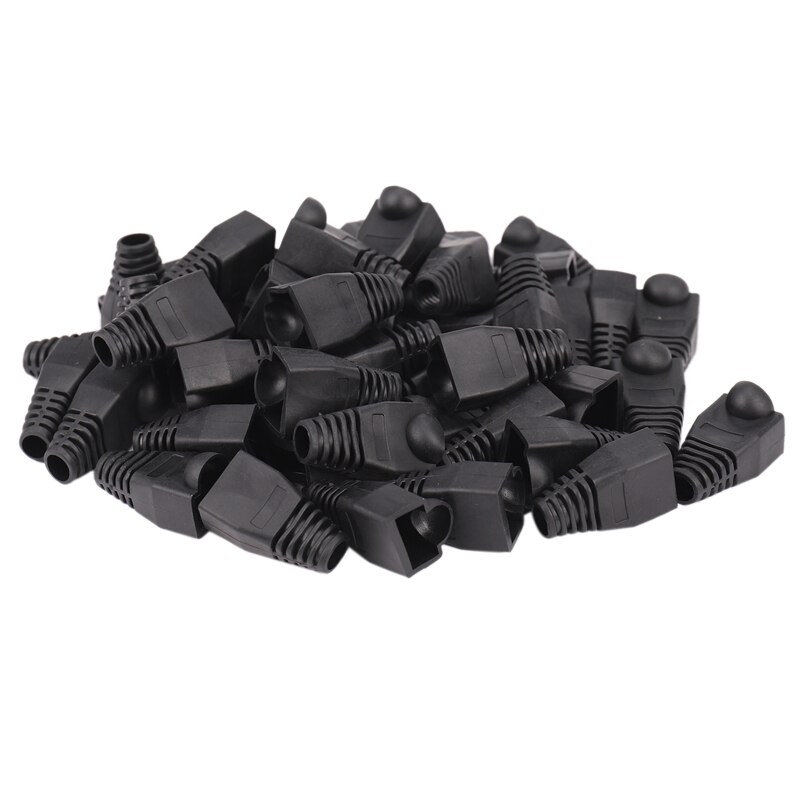 50x Plastic Boot Cap Plug Head Voor RJ45 Cat5/6 Ka... – Vicedeal