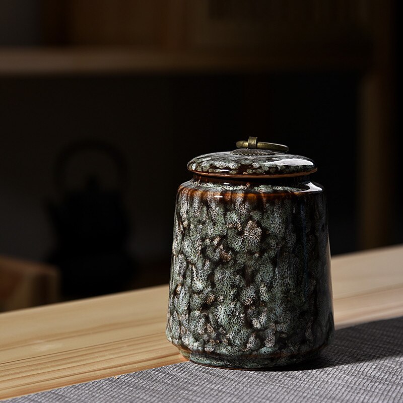 Colorful Tea Jars Retro Ceramic Candy Jars Contain... – Grandado
