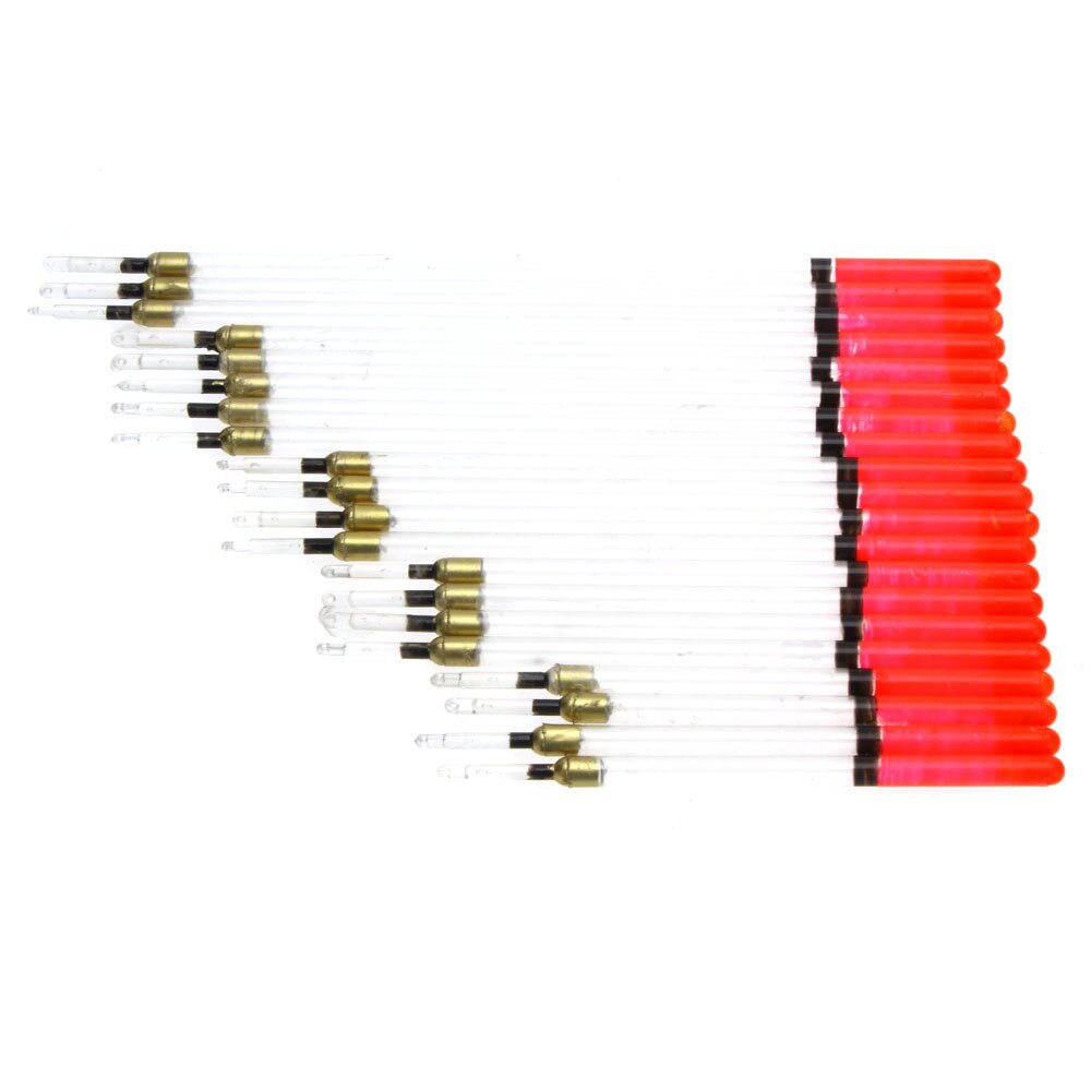 20 stk / parti fiskeri flyder klar krystal waggler... – Grandado