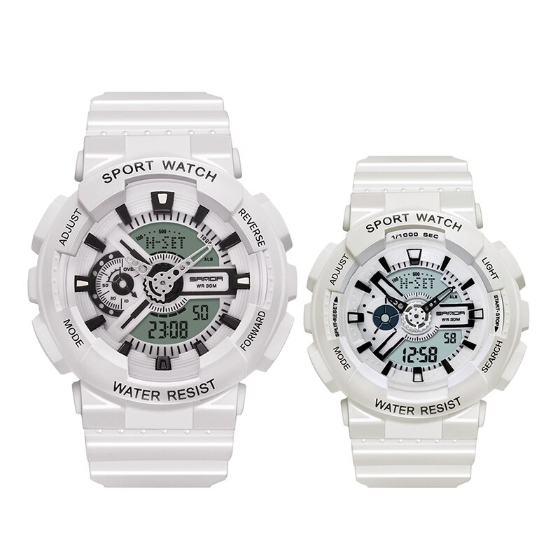 SANDA Couple Watches Outdoors Match Multifunction ... – Grandado