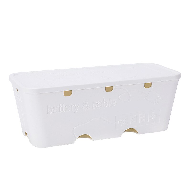 Plastic Wire Storage Box Convenient Removable Cove... – Grandado