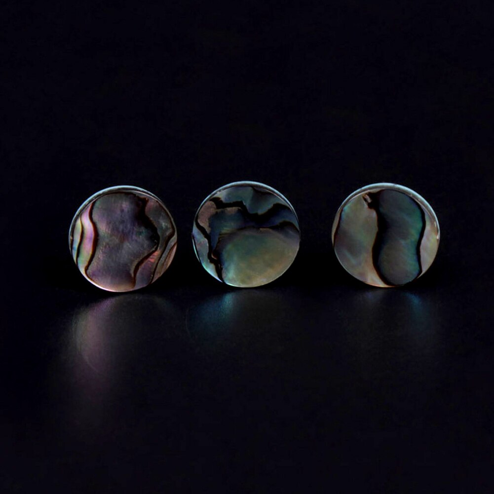 3pcs Trumpet Buttons White Colored Abalone Shell S... – Grandado