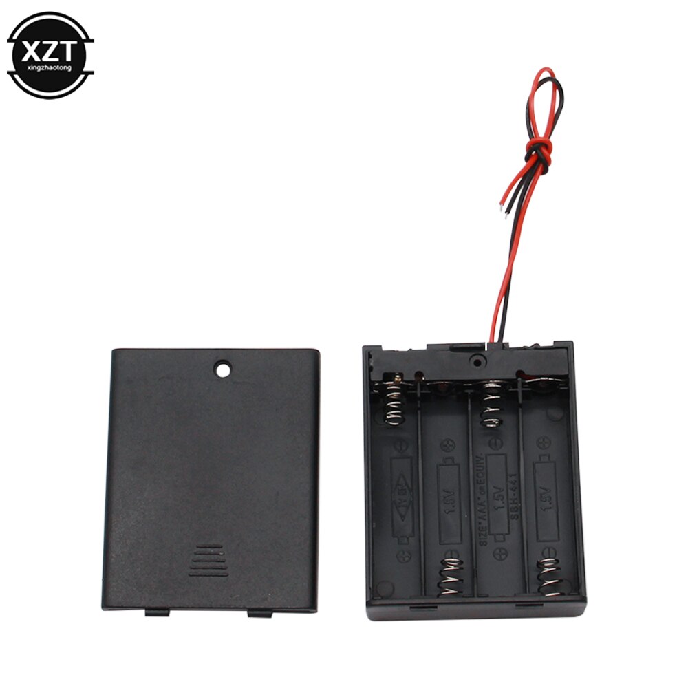 2x 3x 4x AAA Battery Box Case Holder With Wire Lea... – Grandado