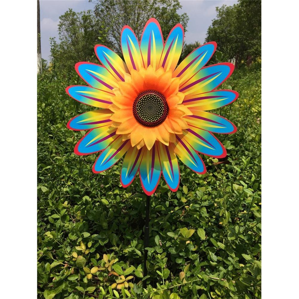 Sunflower Windmill Wind Turbine for Lawn Garden Pa... – Grandado