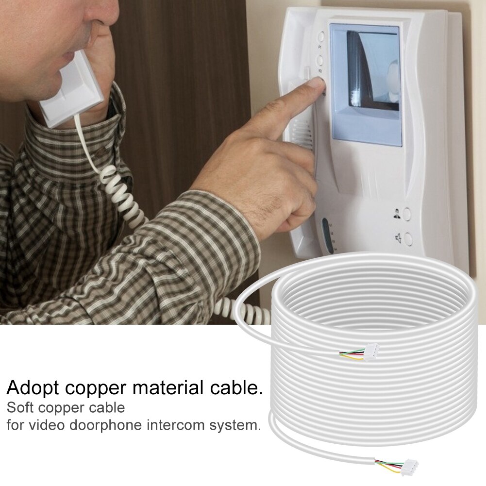 ESCAM 4-Core Copper 20m Round Flexible Copper Cabl... – Grandado