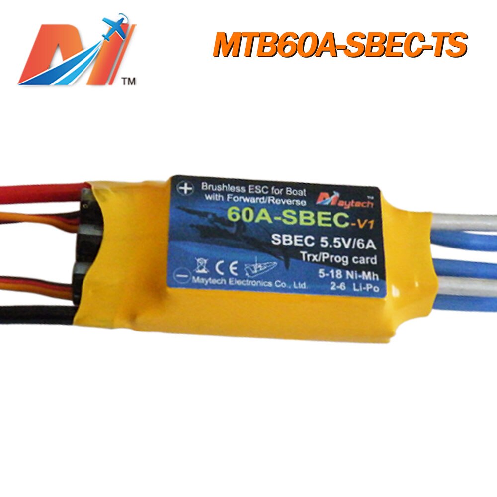 Maytech bateau moteur électrique esc 60A 6 s pilot... – Grandado