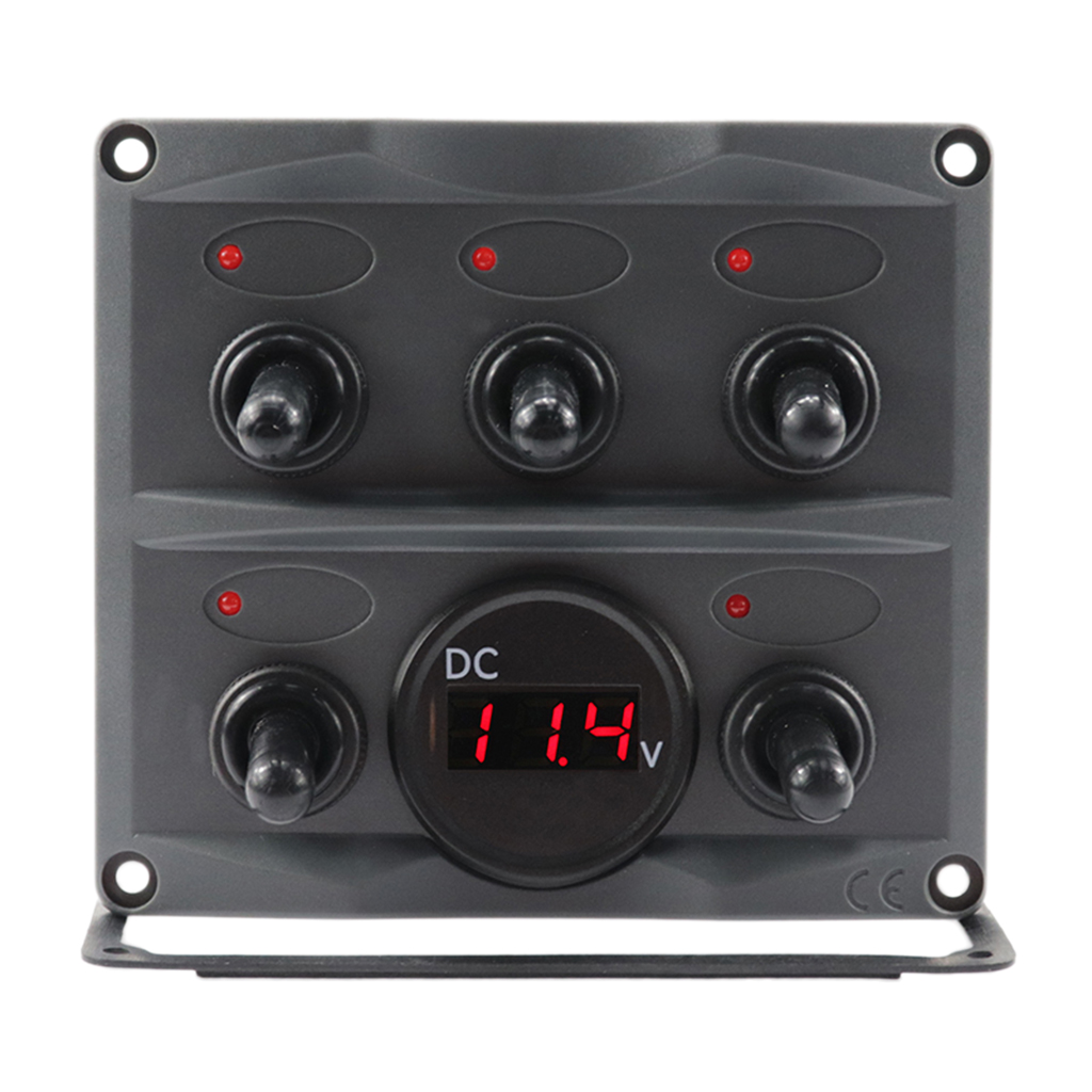 5 Gang Led Rocker Switch Panel Auto Schakelaar Dc ... – Grandado