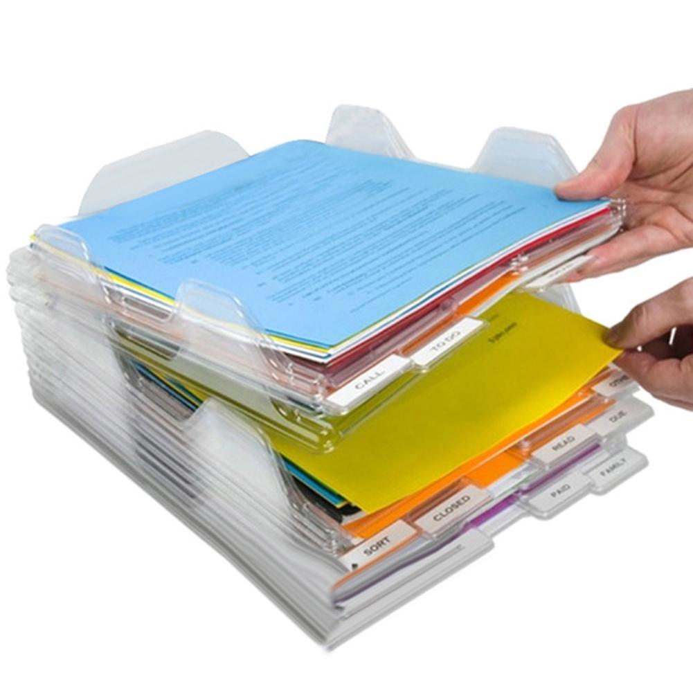 Transparent Storage Box Document Paper Case File B... – Vicedeal