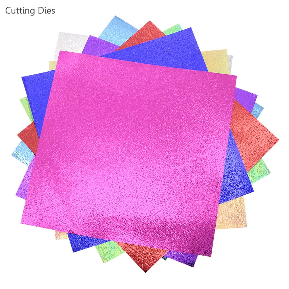 20 ark/lot folie dekorativ yta papper hantverk fyr... – Vicedeal