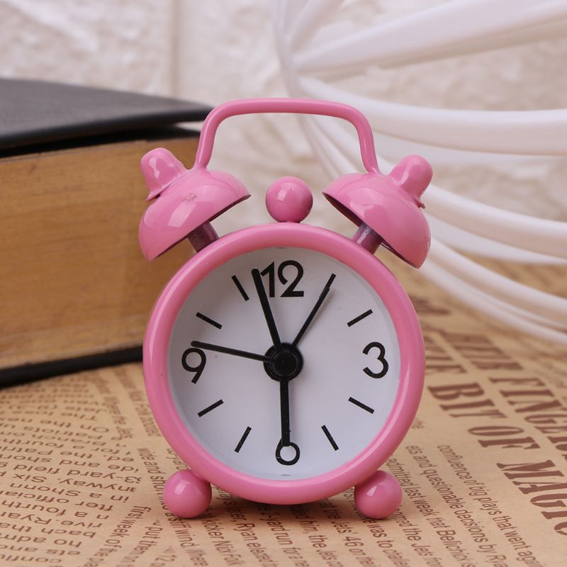 Lovely Cartoon Dial Number Round Desk Alarm Clock ... – Grandado