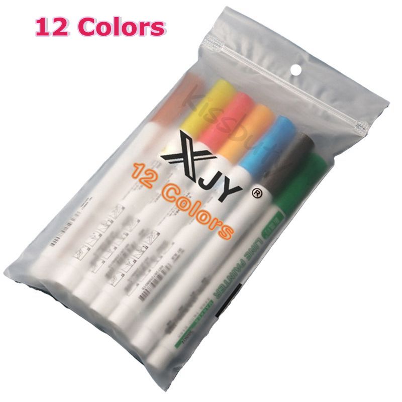 8/12 Colors Double Line Pen Outline Paint Marker P... – Grandado