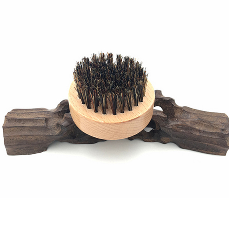 Beard Brush Boar Bristle Mustache Natural Wooden C... – Vicedeal
