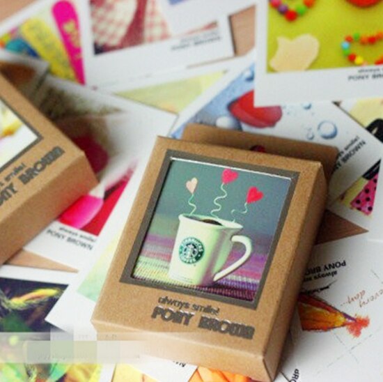 40 Pcs/pack Cassette Lomo Mini Cards Happy Life St... – Vicedeal