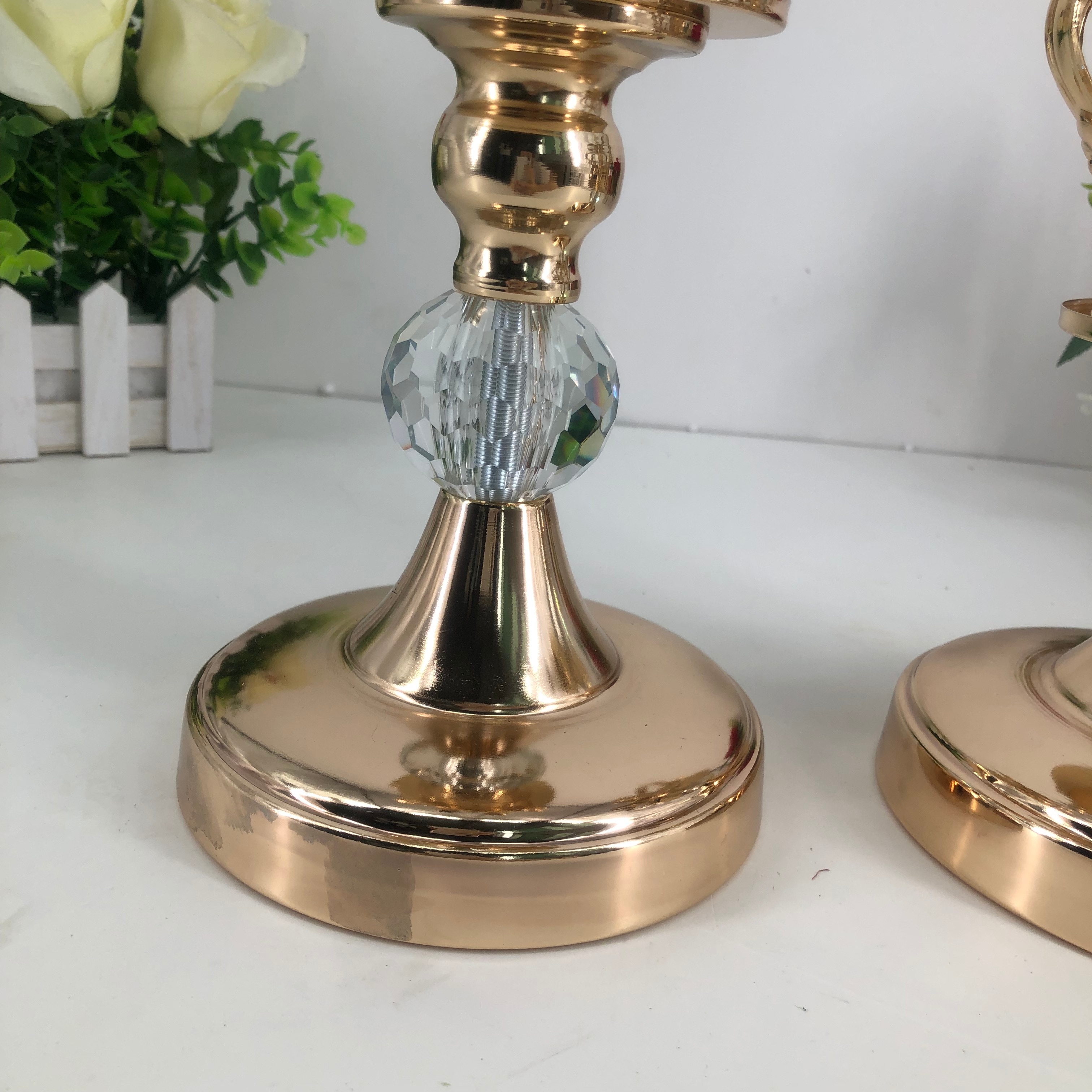 IMUWEN Candle Holder Gold Crown Shape Candle Stand... – Grandado