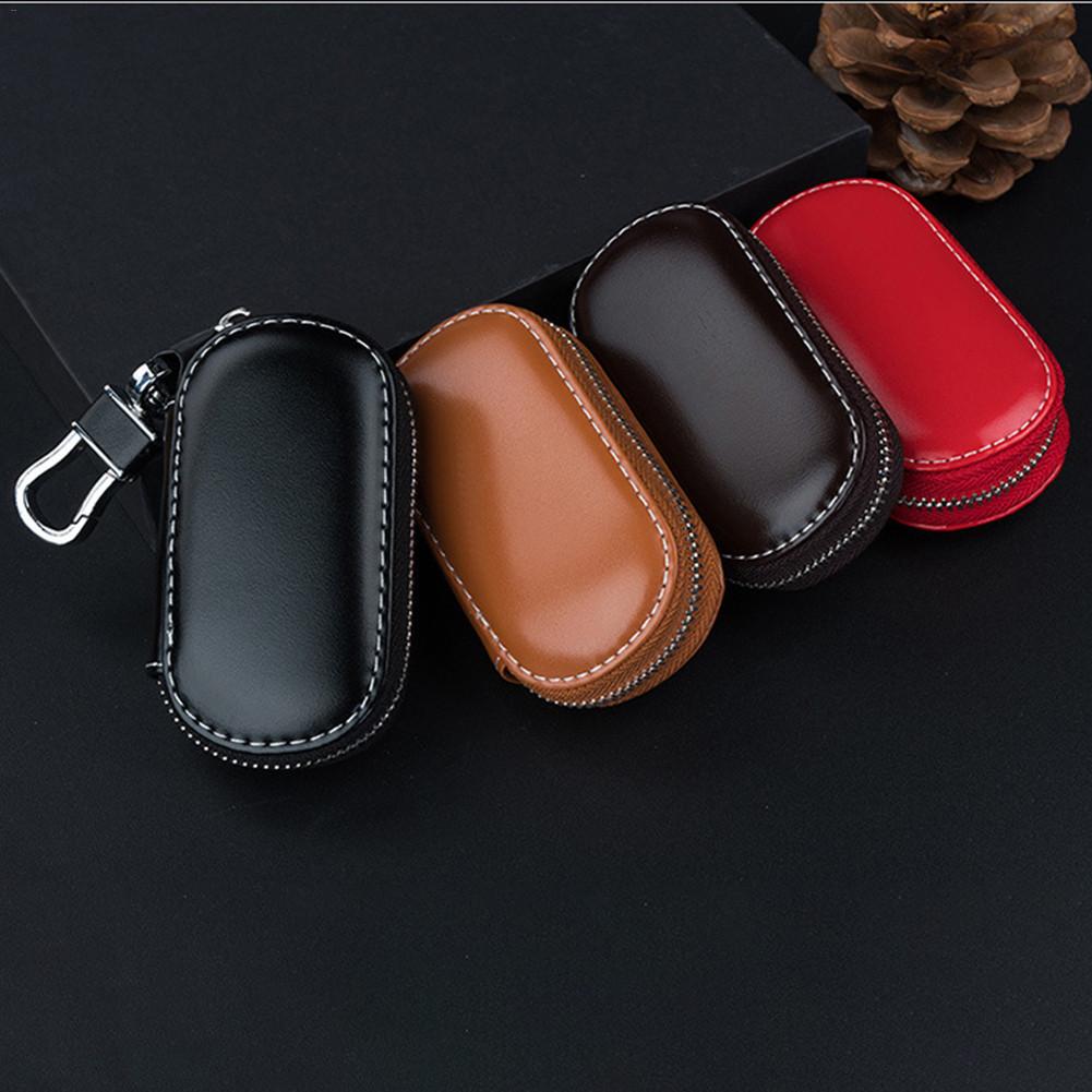 Multi-function Car Key Case Leather Car Key Wallet... – Grandado