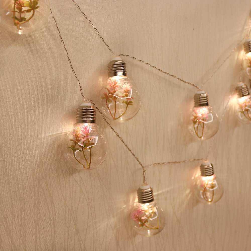 2M Plant Decor Ball String Light LED Bulbs Light S... – Grandado