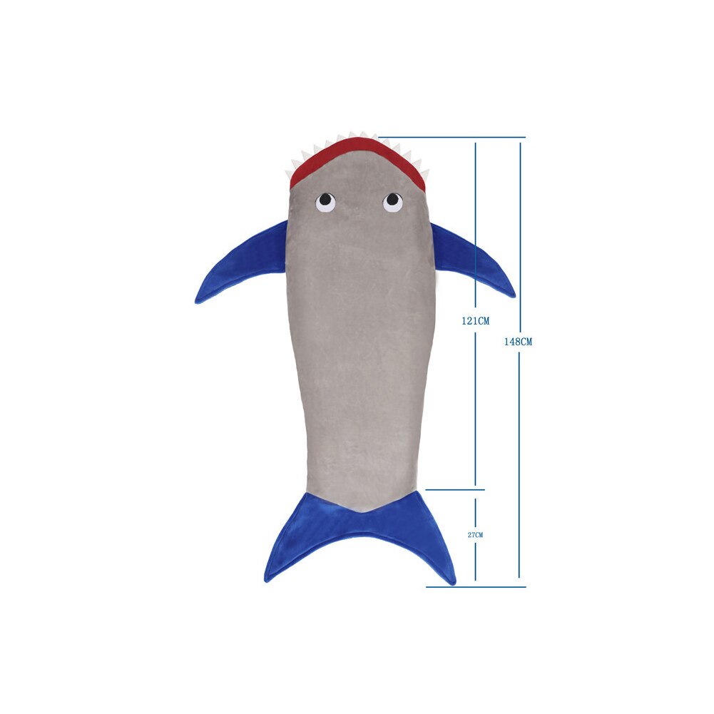 Shark Blanket Shark Tail Double Sided Super Soft a... – Grandado