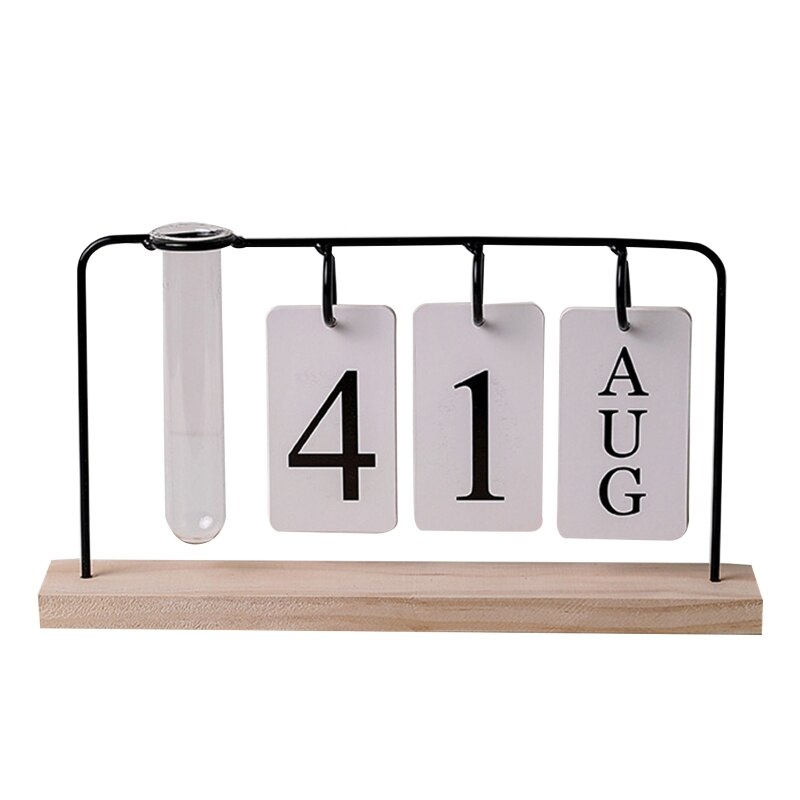 DIY Perpetual Calendar with Wooden Display Holder ... – Vicedeal