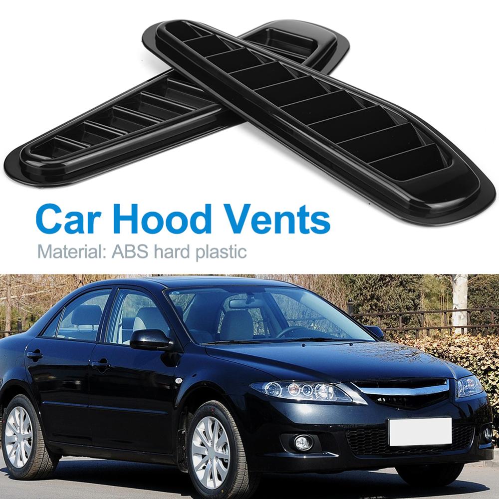 1Pair ABS Plastic Car Hood Vents Air Intake Scoop ... – Vicedeal
