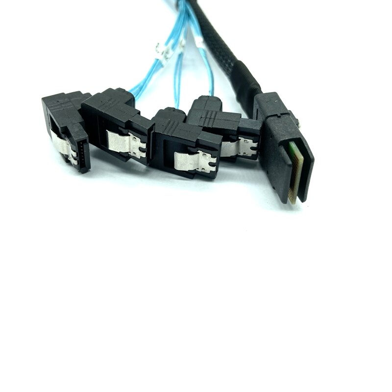 UP Angled 90 Degree sas sata cable Mini-SAS SFF-80... – Grandado