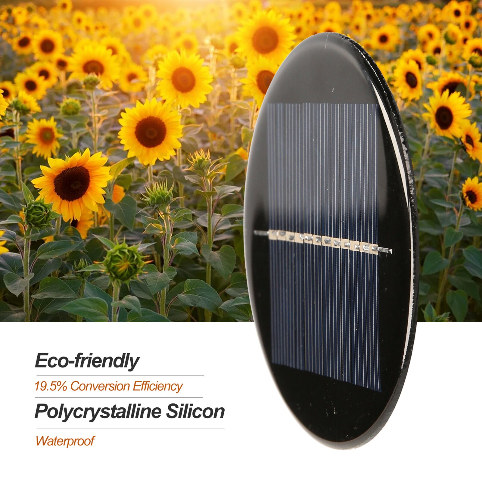 0.5W 6V 80mA Solar Cell Polycrystalline Silicon So... – Vicedeal