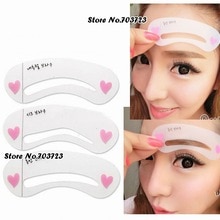 3rd Mini Eye Brow Class Drawing Guide Stencils 3 D... – Grandado