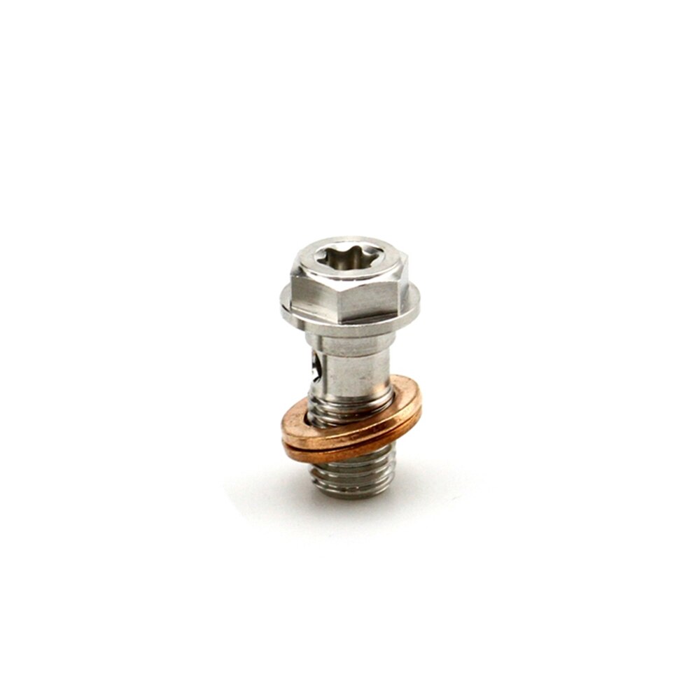 Titanium ti banjo bolt m10 x 1.25 pitch 25mm 30mm... – Grandado