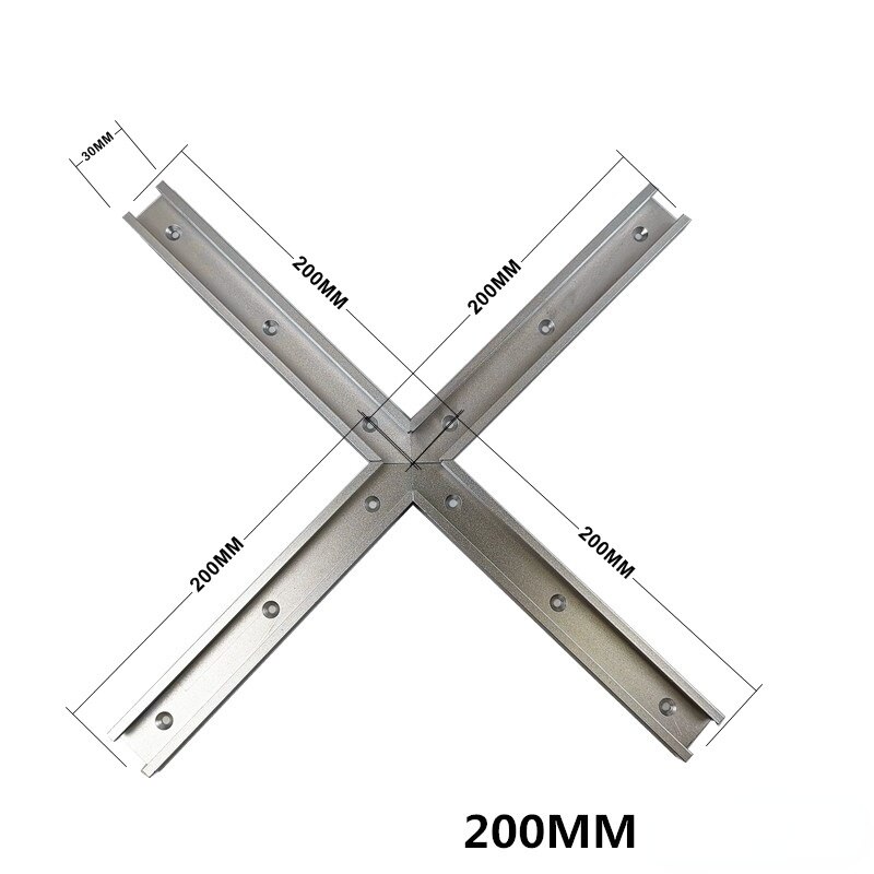 T-Track Kruising Kit Double Cut Profiel Universele... – Grandado