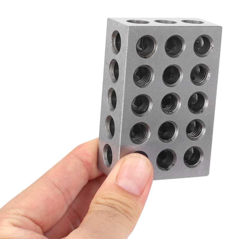 2Pcs 25x50x75mm Hardened Steel Blocks 23 Holes Par... – Grandado