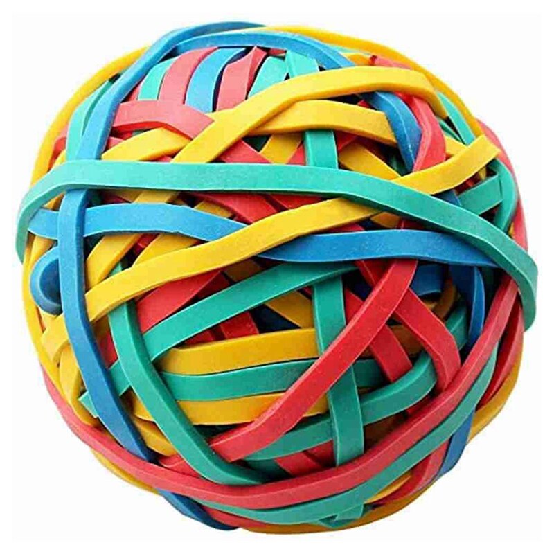 2Pcs Rubber Bands Ball for Colorful Office Supplie... – Grandado