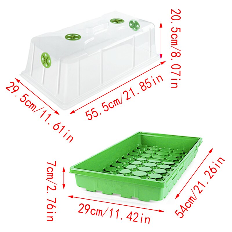 6/12 Hole Seedling Box Seed Seedling Tray Bud Seed... – Grandado