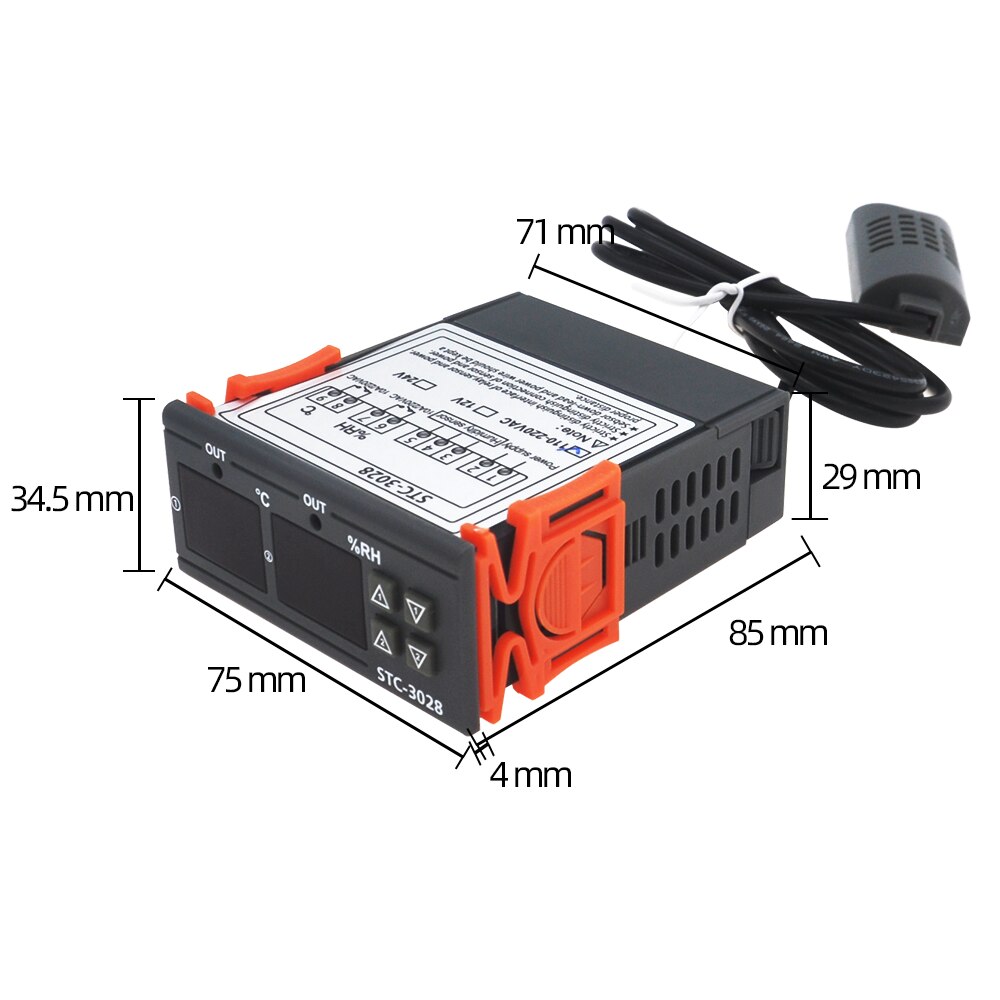 STC-3028 Temperature Controller Thermostat Humidit... – Vicedeal