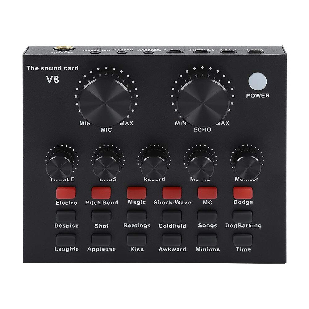 Externe Usb Opname Geluidskaart V8 Ktv Zingen Live... – Grandado