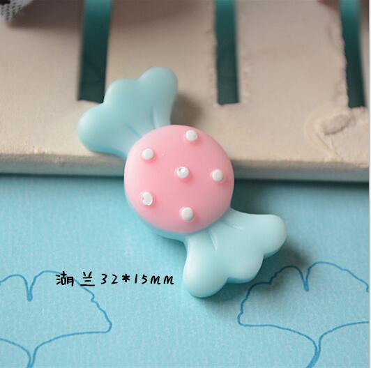 30Pcs Mix Colors Candy Resin Flatback Cabochon Dec... – Grandado