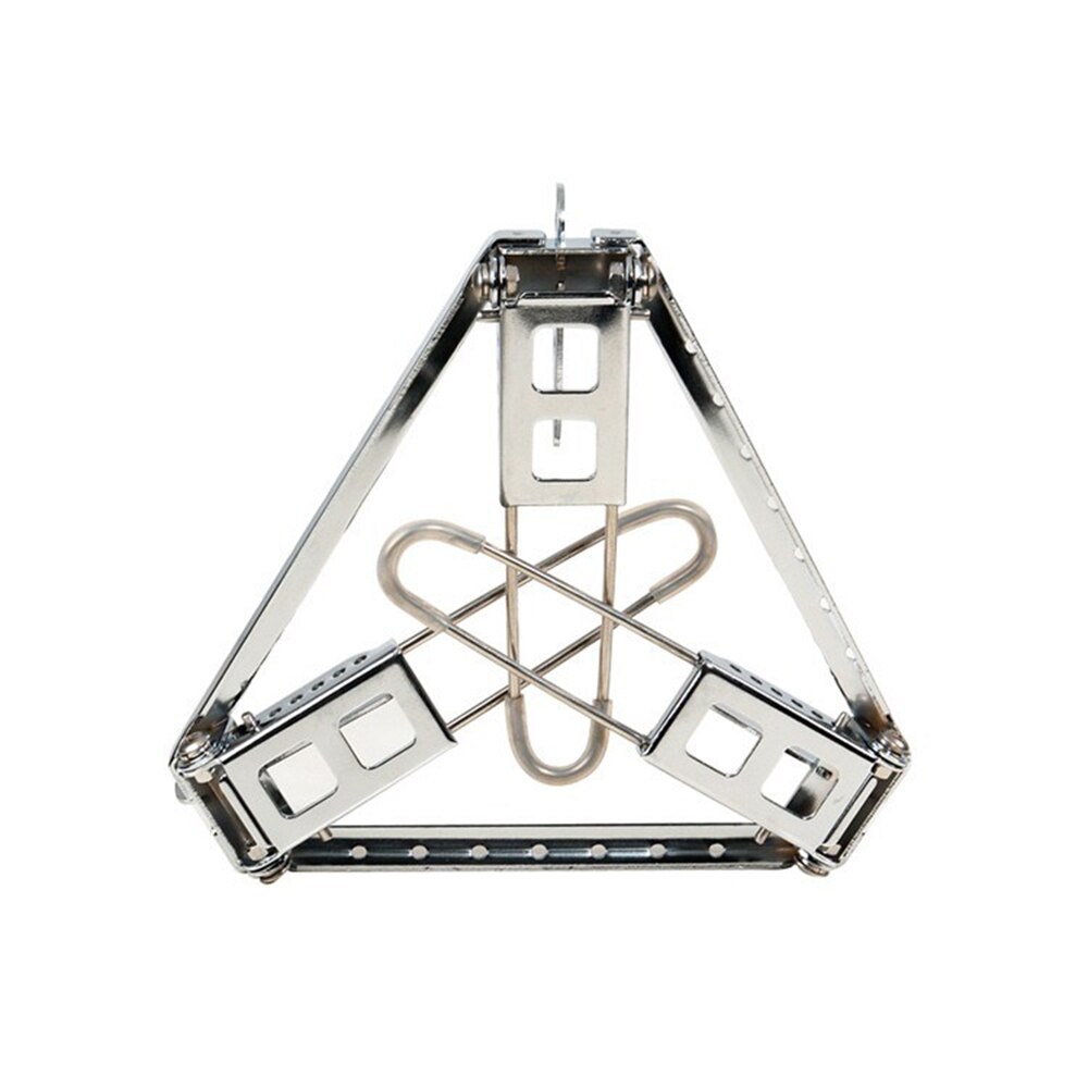 Outdoor Cooking Camping Portable Folding Stainless Steel Triangle ...