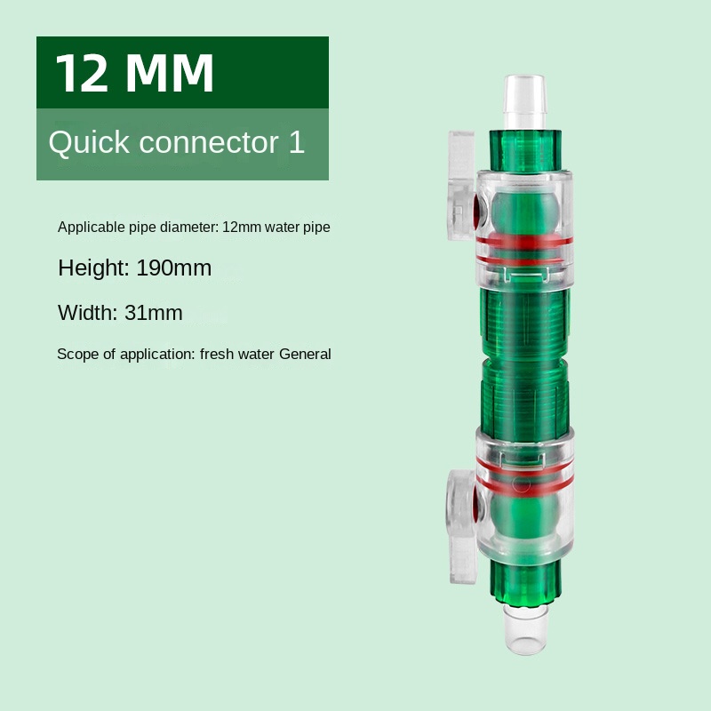 Aquarium 12/16mm Dubbele Tap Quick Release Connect... – Grandado
