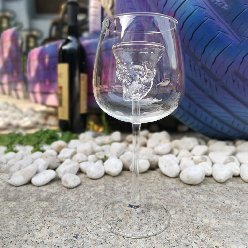 Hause sterben Original Skelett Rotwein Glas Wein B... – Grandado
