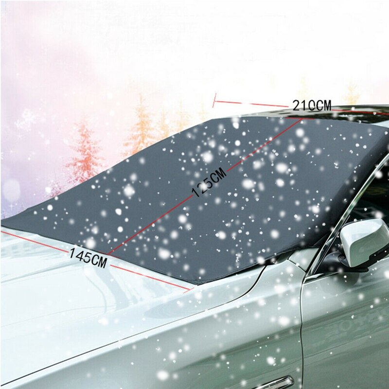netic Car Windshield Snow Cover Winter Ice Frost Guard Sunshade ...