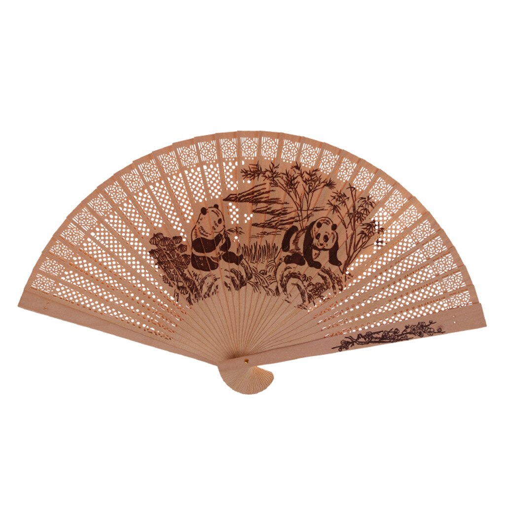 Folding Fans Chinese Style Dance Wedding Party Bam... – Grandado