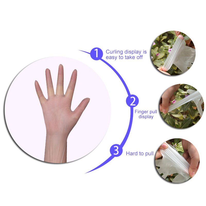 100 Pcs Wegwerp Pvc Handschoenen Voor Fabriek Cate... – Vicedeal