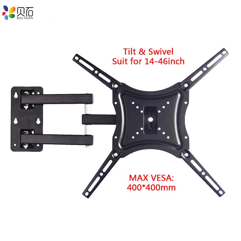 TV Wall Mount for 14-46" LED Plasma Flat TV Monito... – Grandado