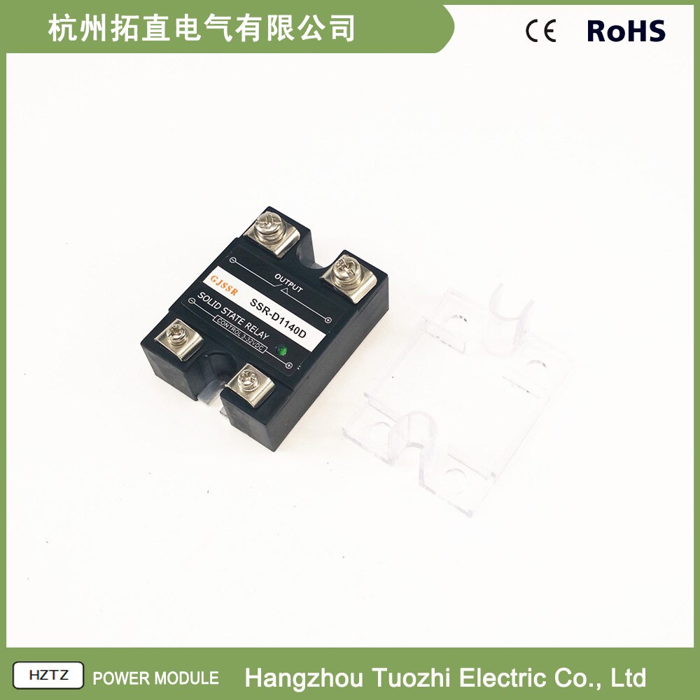 Single-phase DC Solid State Relay 40A 110VDC Conta... – Grandado