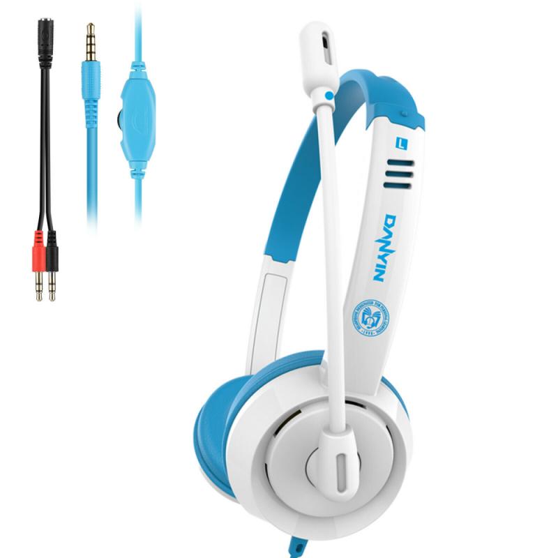 Rainbow Colors Wired Headphone With Microphone Mus... – Grandado