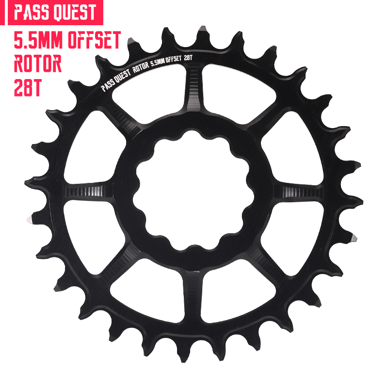 PASS QUEST 5.5mm offset chainring crank ROTOR spec... – Grandado