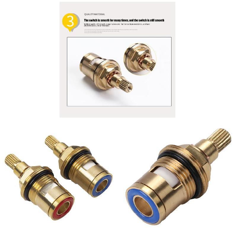2 Pcs Replacement Tap Valves Ceramic Disc Gland Br... – Grandado