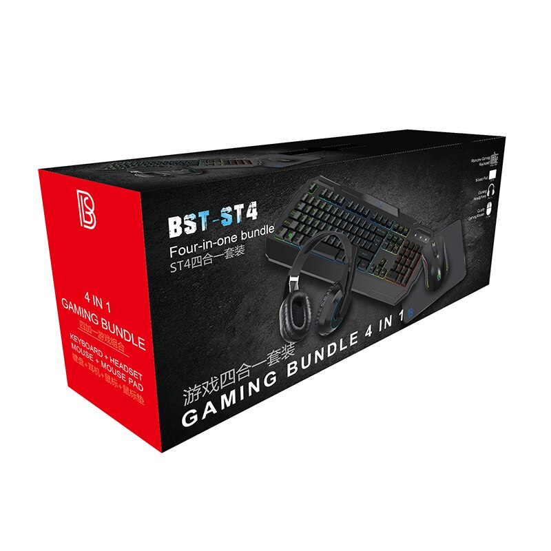 4 in 1 Computer Gaming kits enthalten Tastatur mau... – Vicedeal
