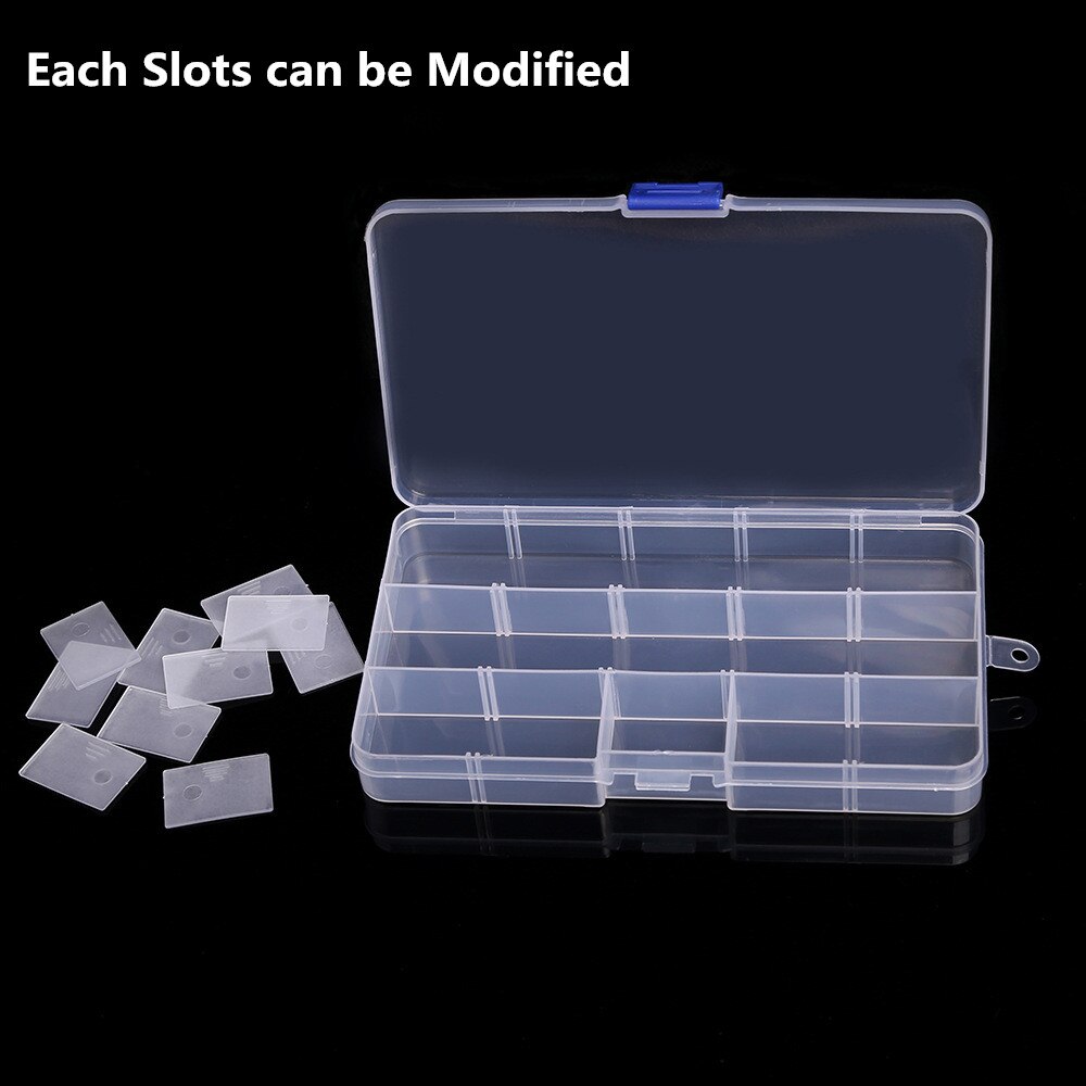 10/15/24 Slots Transparent Jewelry Beads Box for C... – Grandado