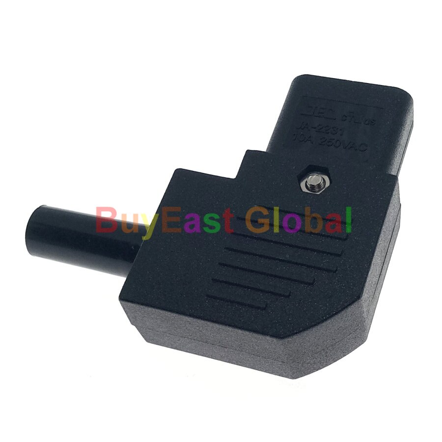 (Pack 2) IEC C15 Female Horizontal 90 Degree Bend ... – Grandado