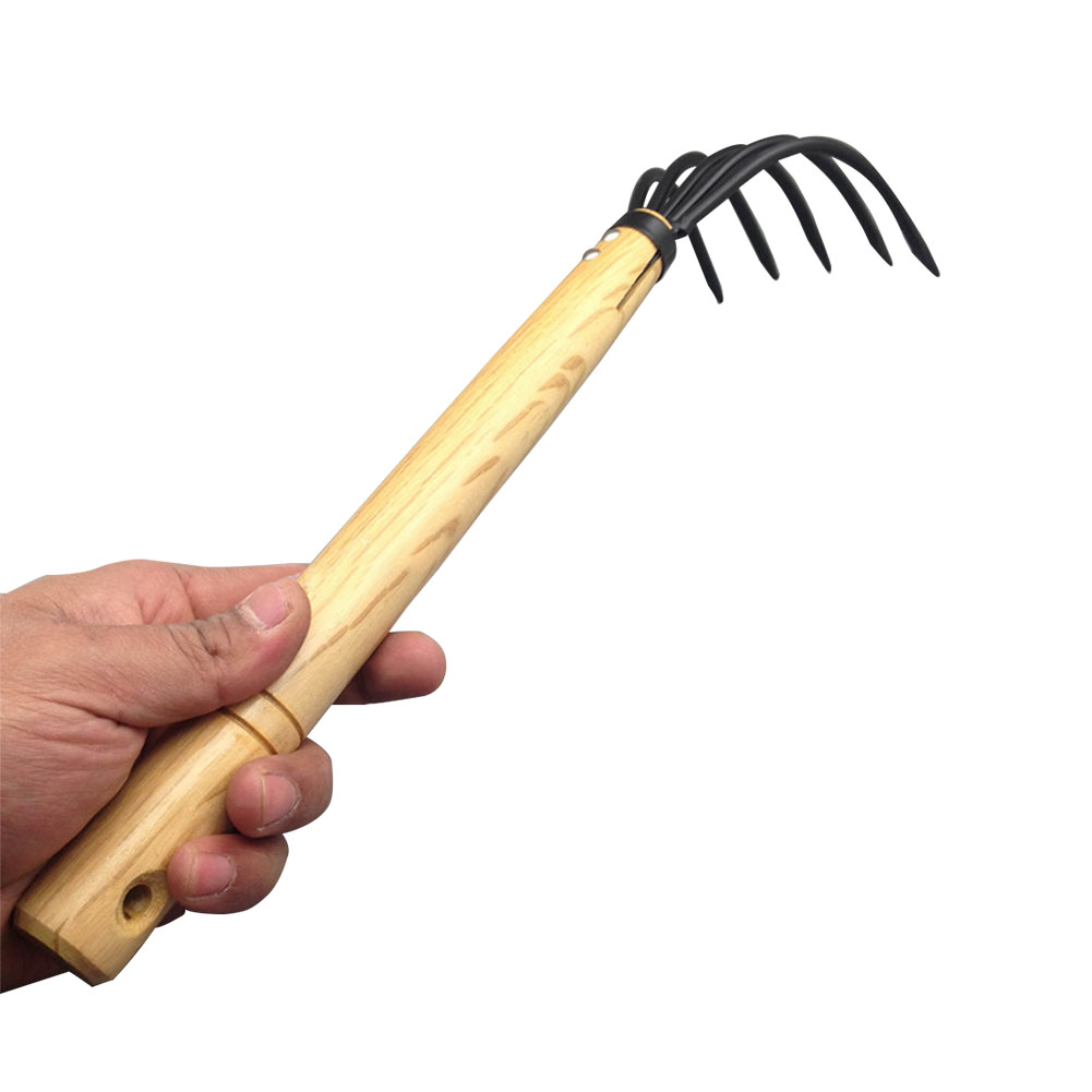 Lightweight Garden Rake Wooden Handle Transplantin... – Vicedeal