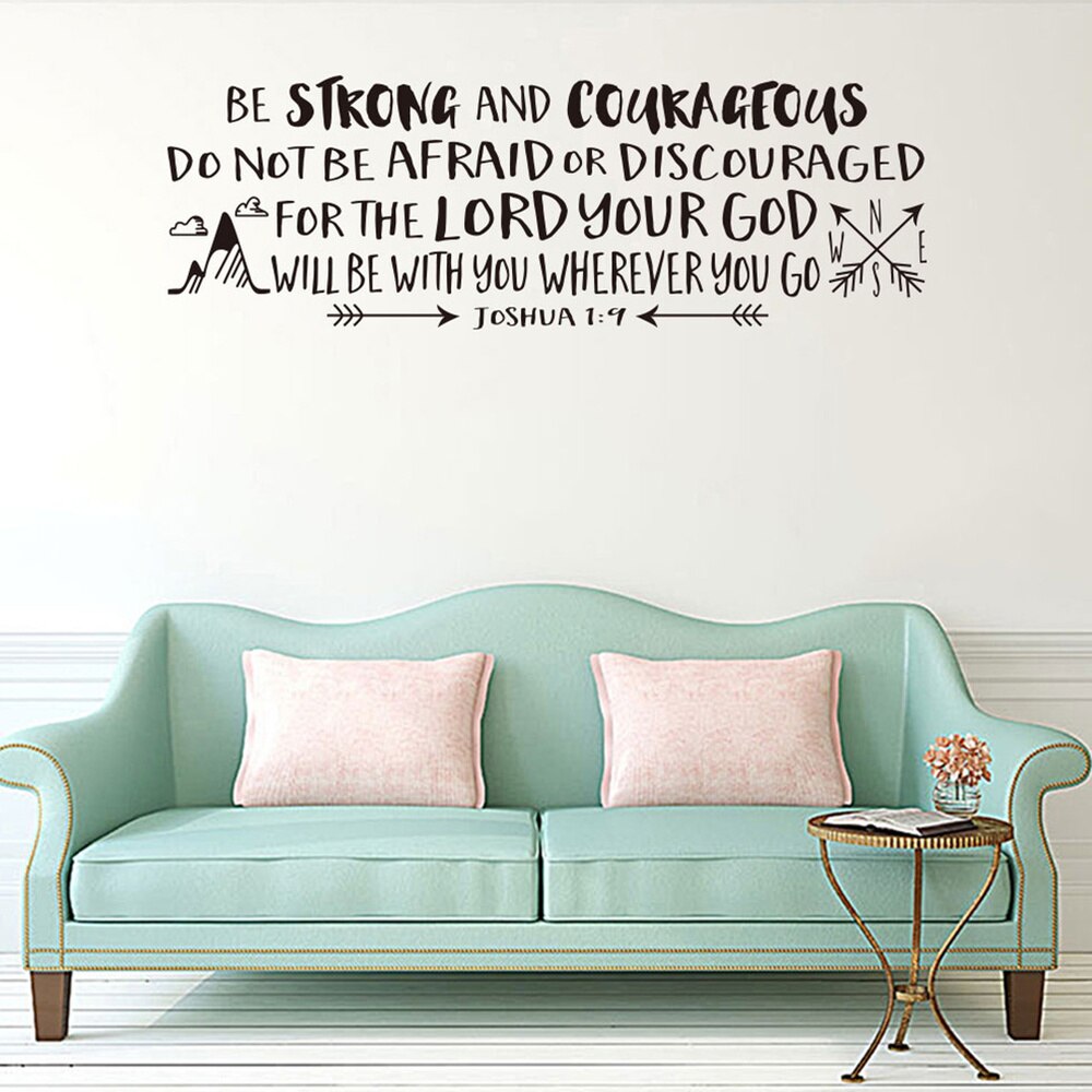 1PC Vinyl Peel and Stick Bible Verse Removable Non... – Grandado
